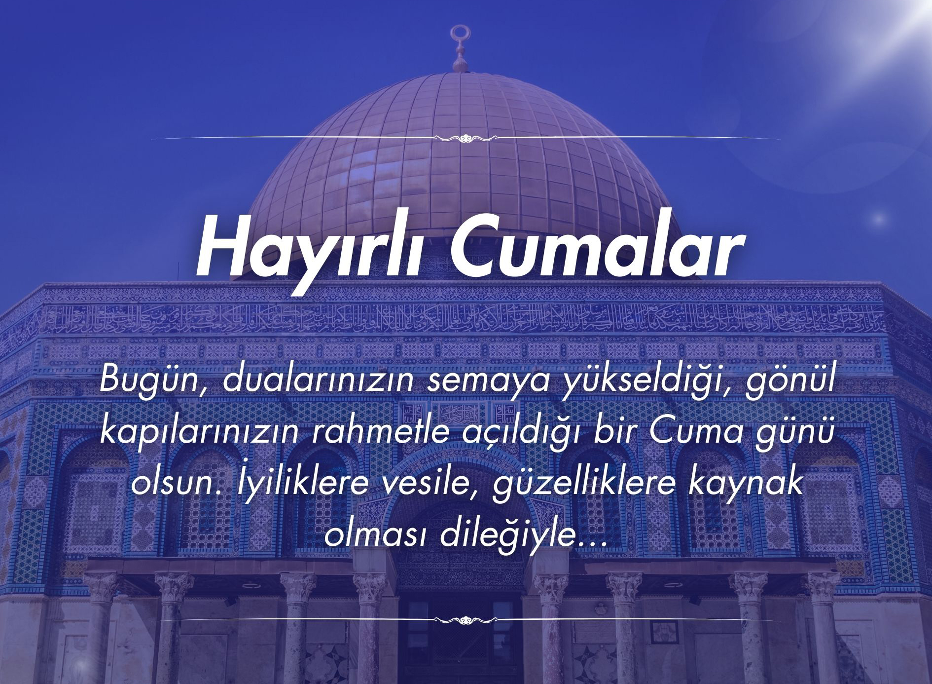 Resimli Cuma mesajları 2024: Cuma mesajları resimli, anlamlı, ayetli ...