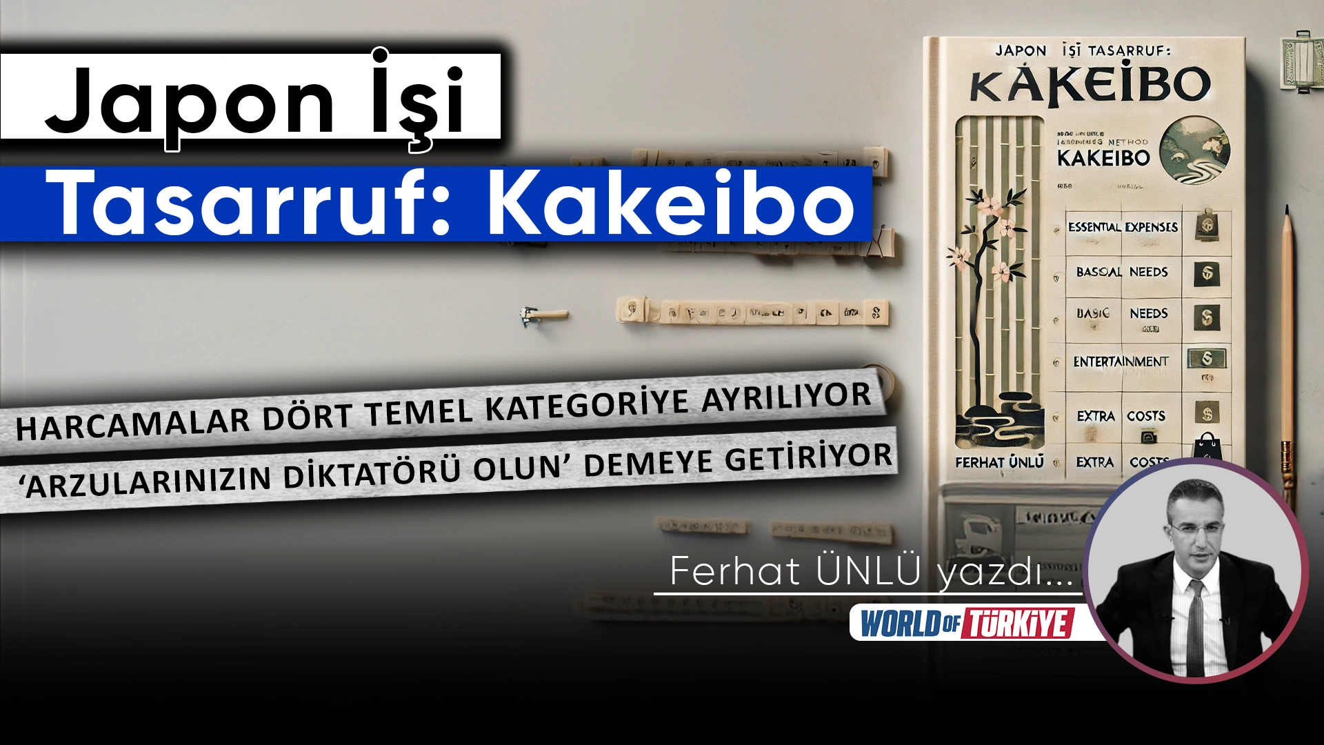 Japon İşi Tasarruf: Kakeibo - Ferhat Ünlü